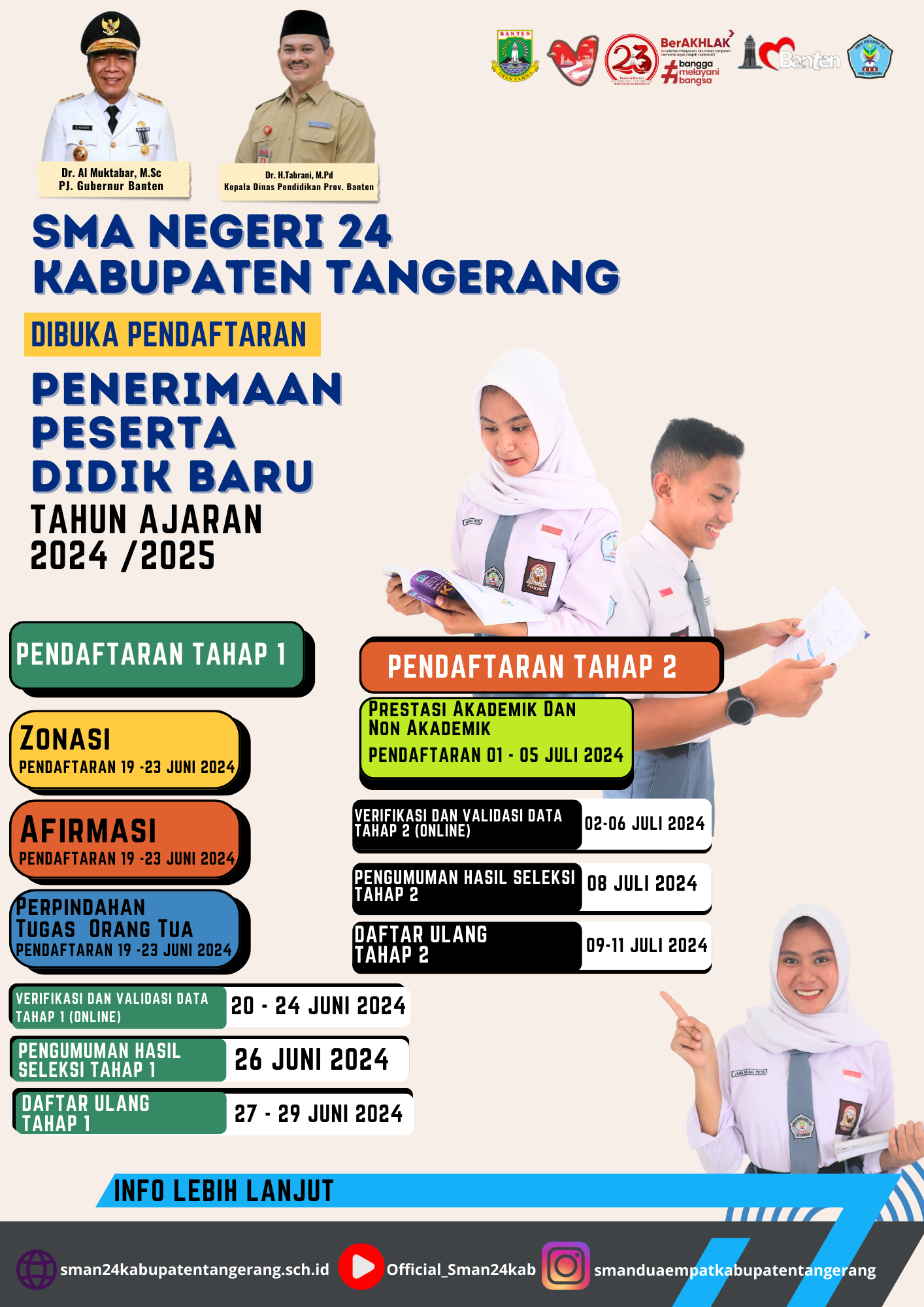 Penerimaan Peserta Didik Baru (PPDB) Tahun Ajaran 2024 - 2025